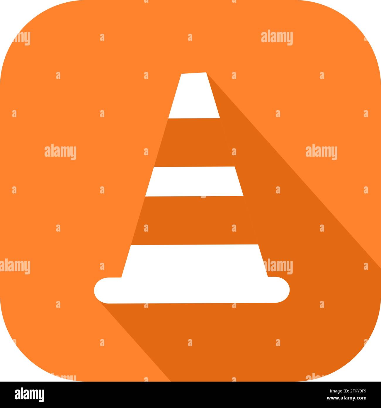 Coloured icon for work or warning signs Stock Photo - Alamy