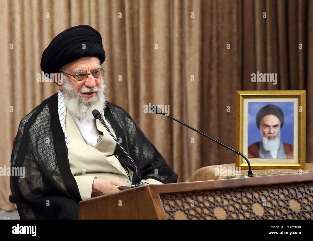 Tehran, Iran. 2nd May, 2021. Iranian Supreme Leader Ayatollah ALI ...