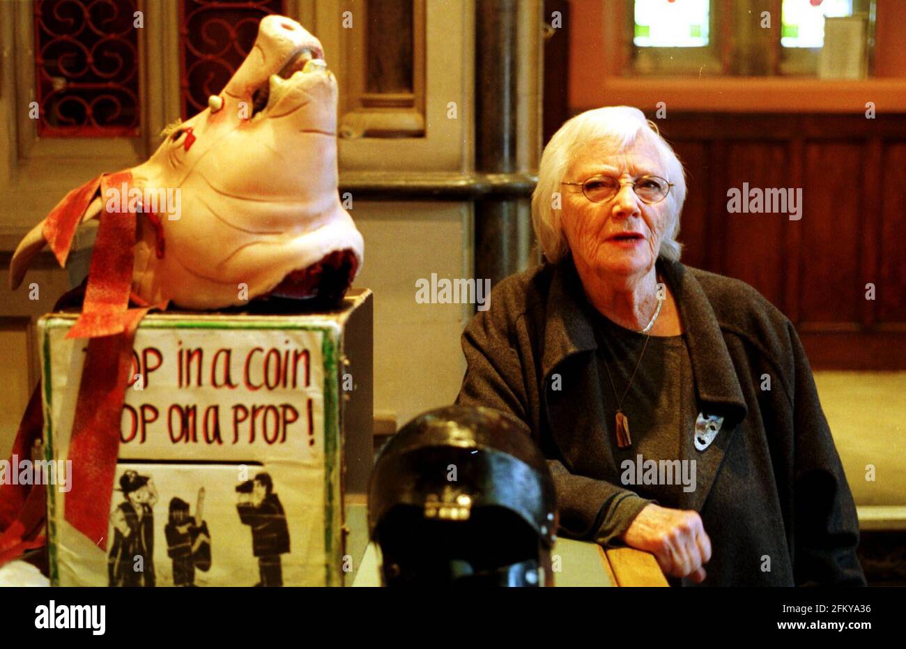 Cicely Berry RSC Voice Director April 2001seen here at Stratford Upon ...