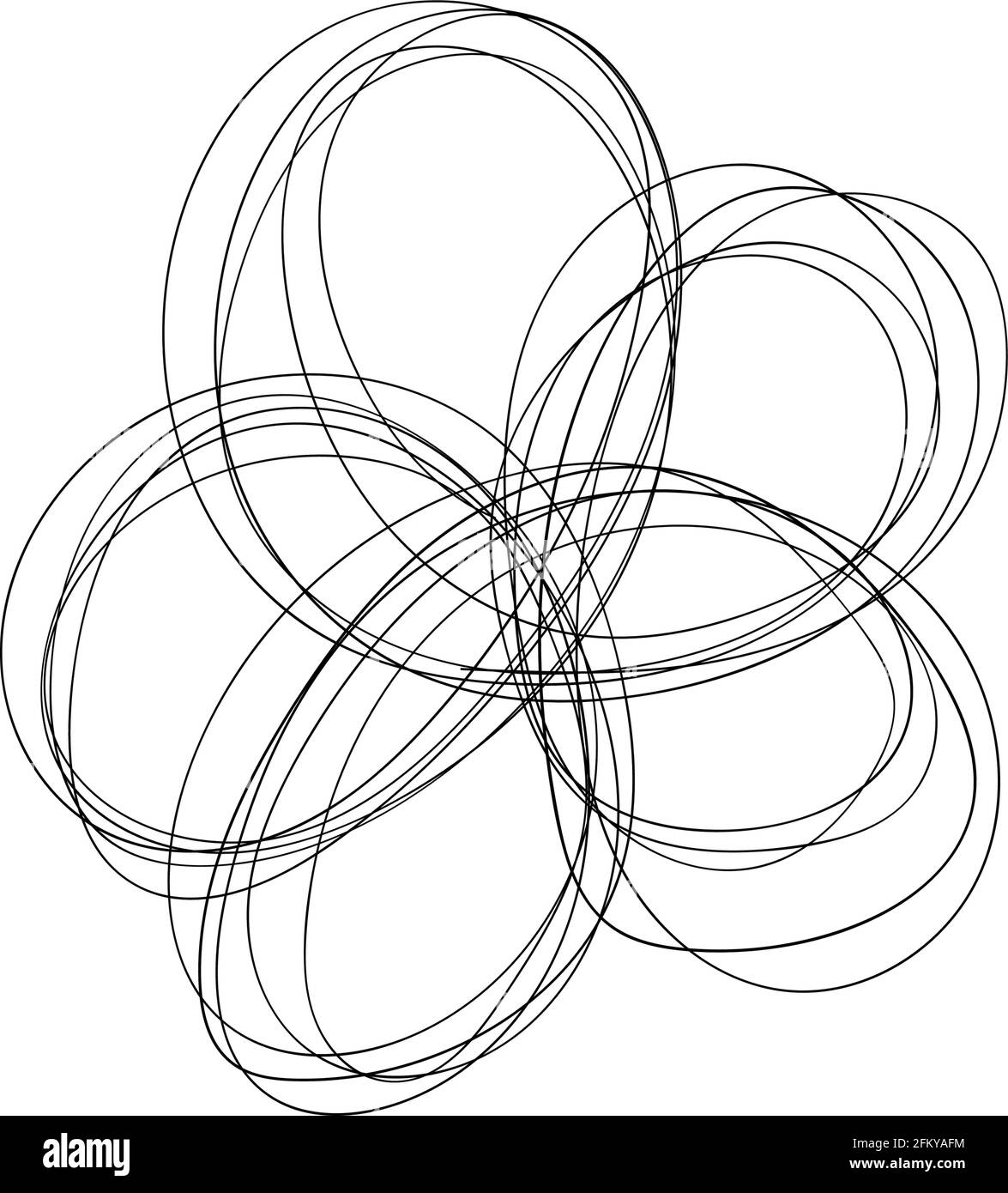 flower hand drawn scribble.floral plant element doddles style. Lateen ...