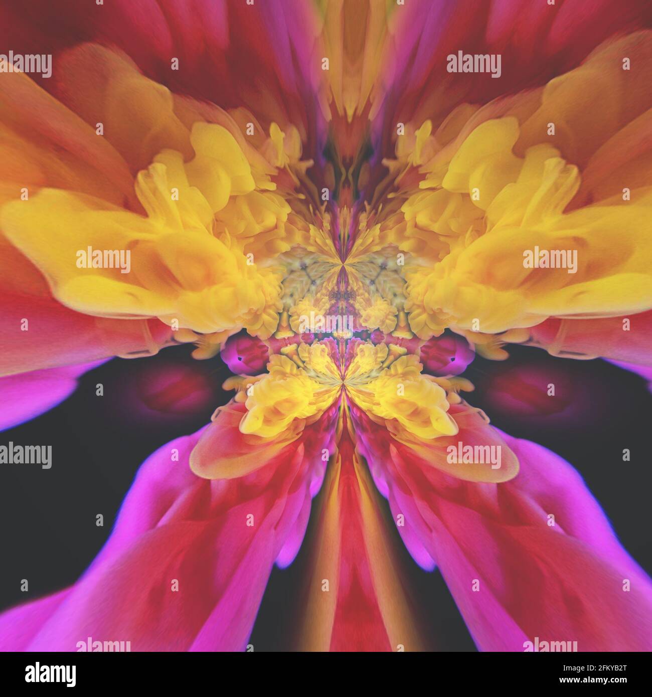 Abstract colorful painting. Fluid color movement. 3D rendering Stock ...