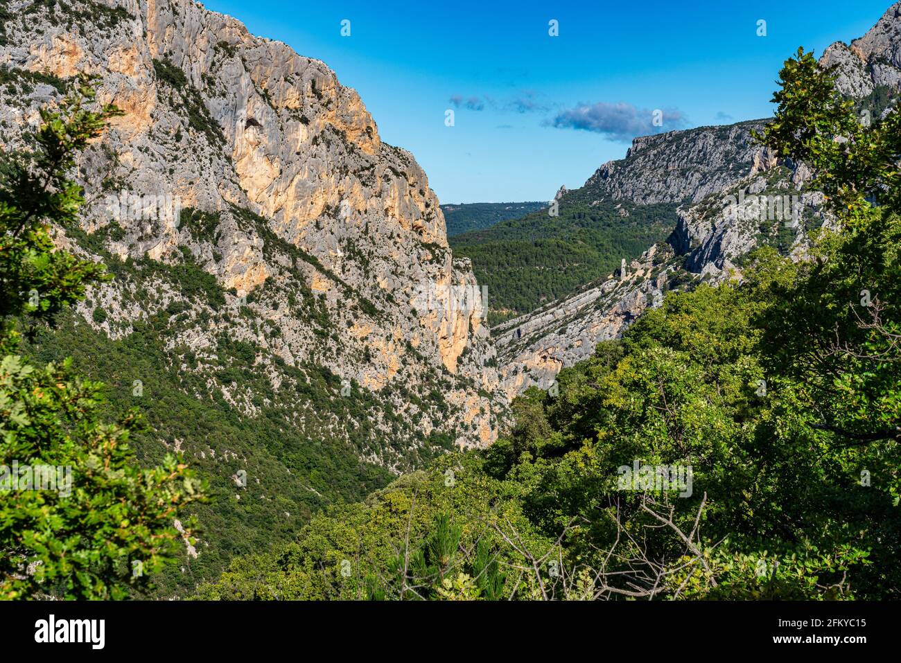 Verdon Gorge, Gorges du Verdon, amazing landscape of the famous canyon ...
