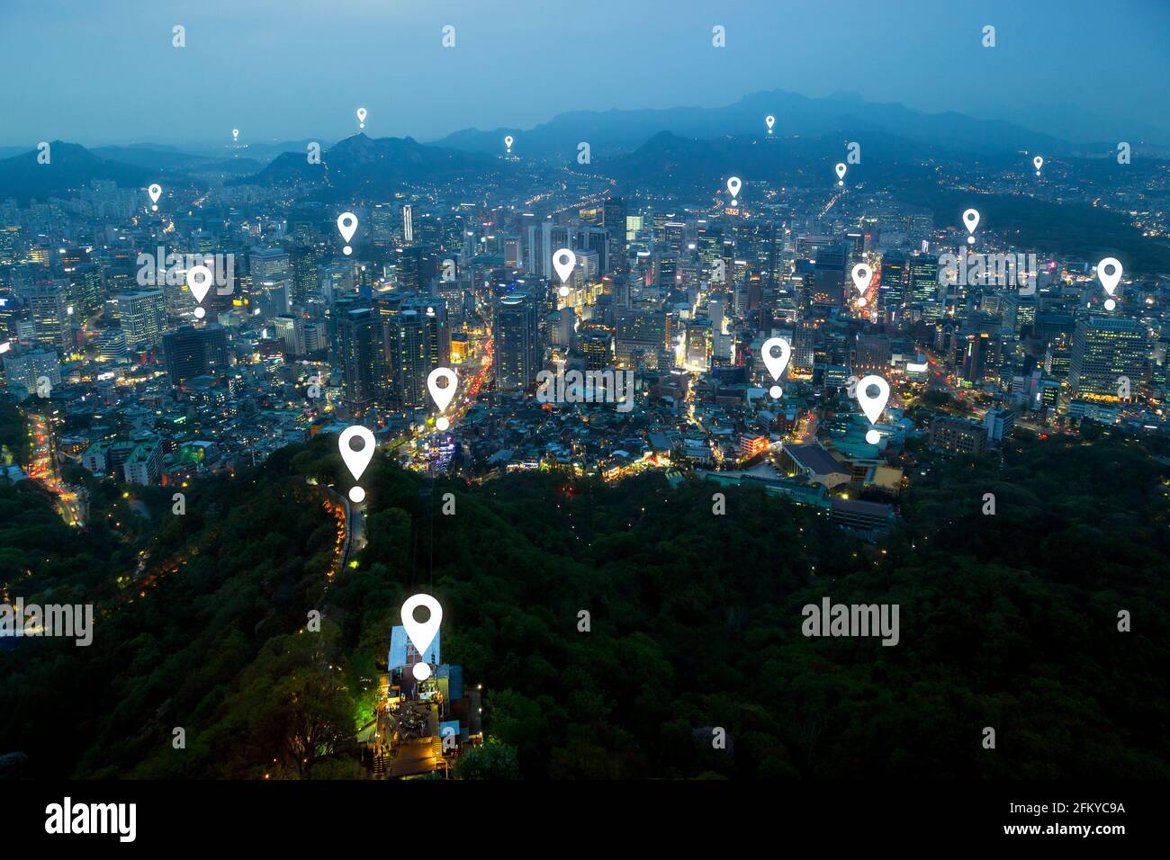 Map pin from car hi-res stock photography and images - Alamy