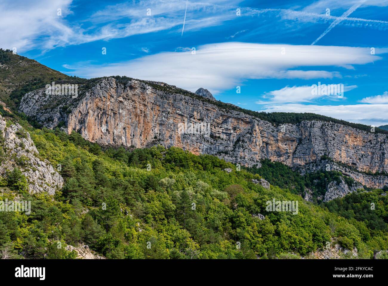 Verdon Gorge, Gorges du Verdon, amazing landscape of the famous canyon ...
