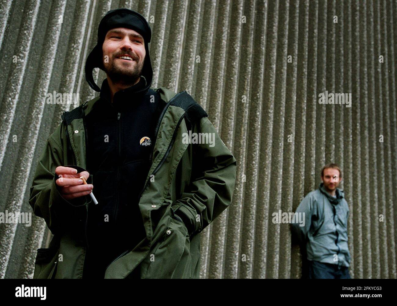 TECHNO BAND 'AUTECHRE'. SEAN BOOTH WITH BEARD AND ROBERT BROWN Stock Photo - Alamy