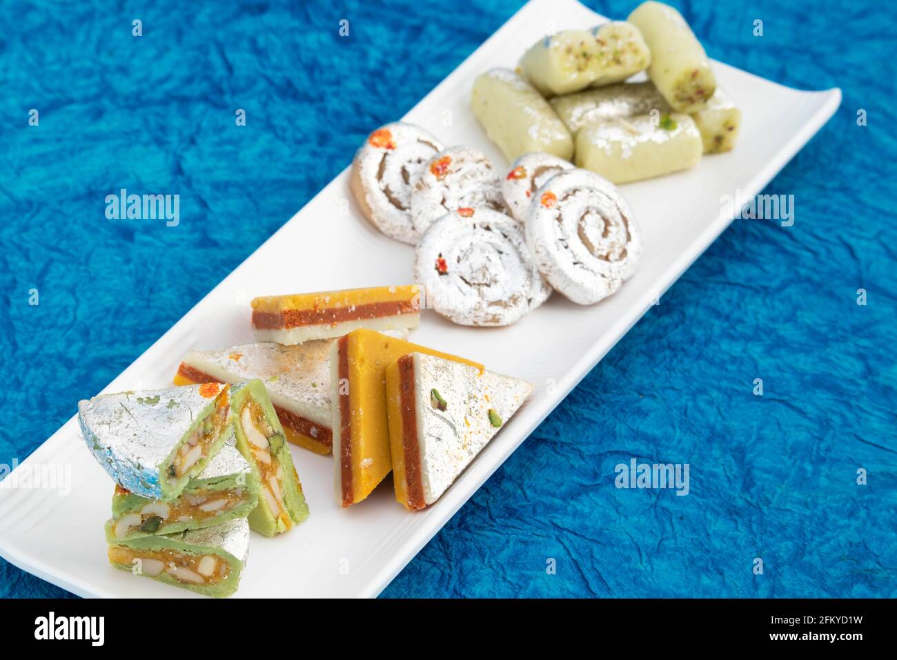 Delicious Cashew Nuts Indian Mithai Kaju Gulkand Kaju Diamond Kaju ...