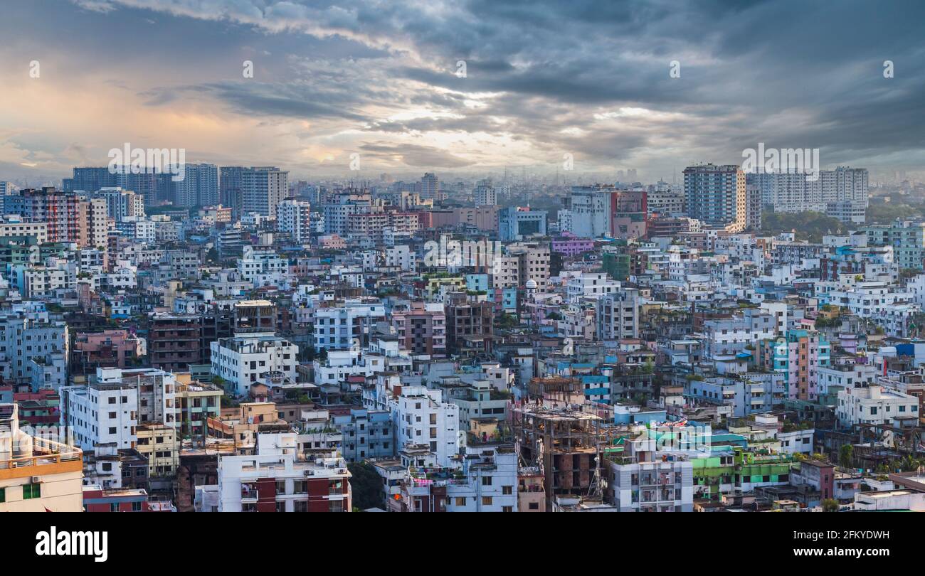 Dhaka CityScape with lots of buildings Stock Photo - Alamy