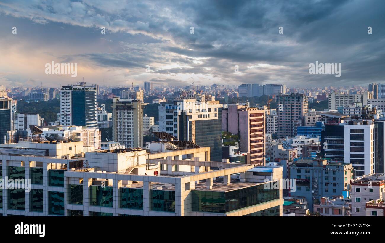 Dhaka CityScape with lots of buildings Stock Photo - Alamy