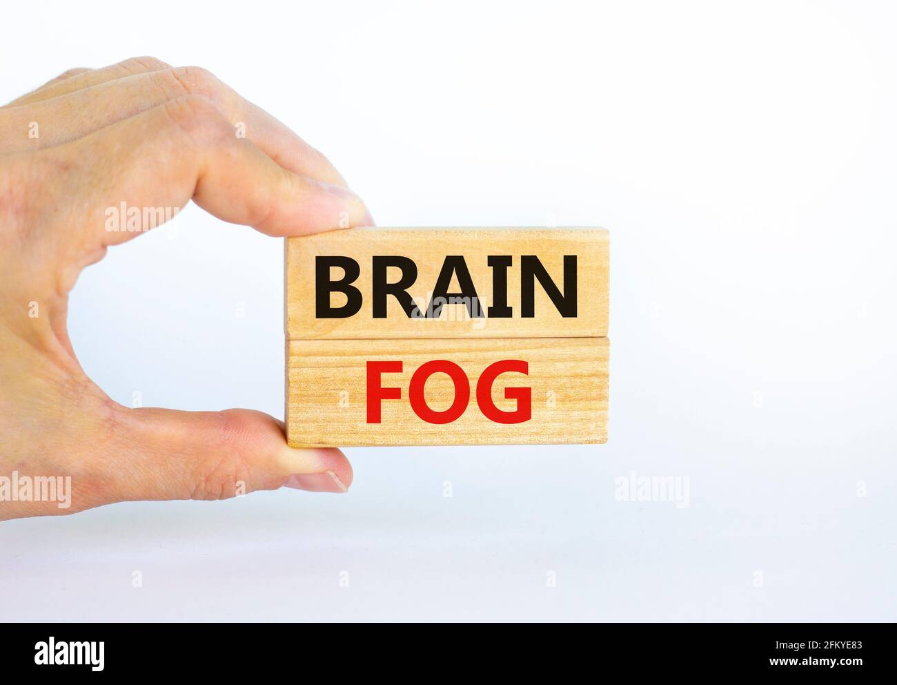 Medical and COVID-19 Pandemic Coronavirus brain fog symbol. Doctor ...