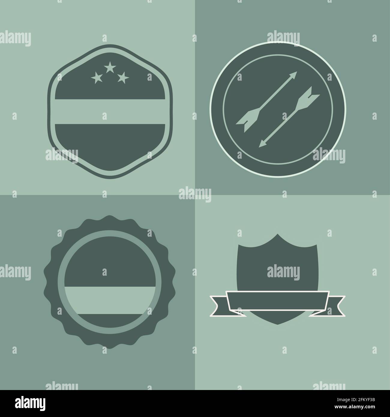 Emblem and labels templates symbol collection Stock Vector Image & Art ...