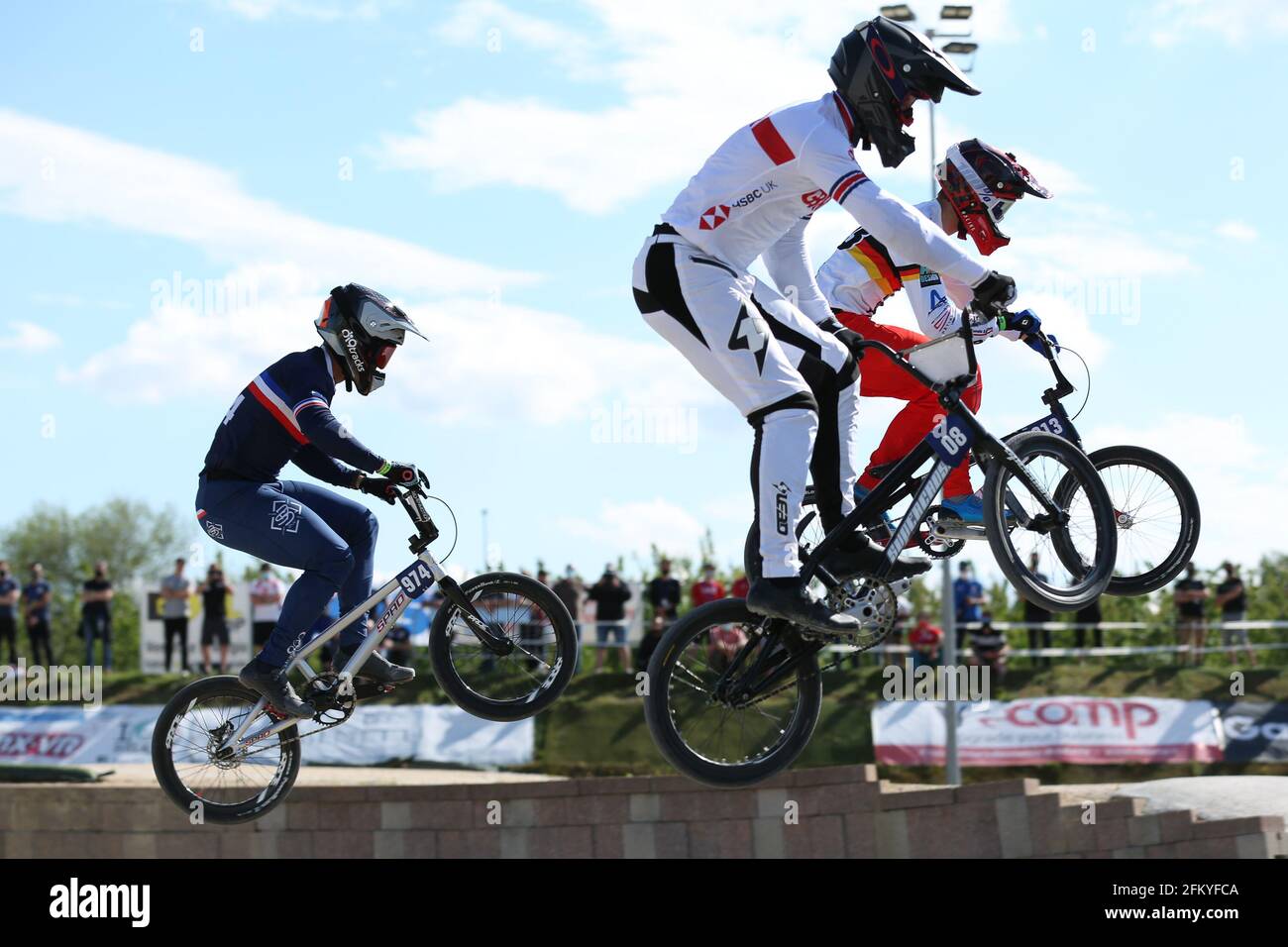Verona, Italy. 02nd May, 2021. Romain MAYET of France (974) trailing ...