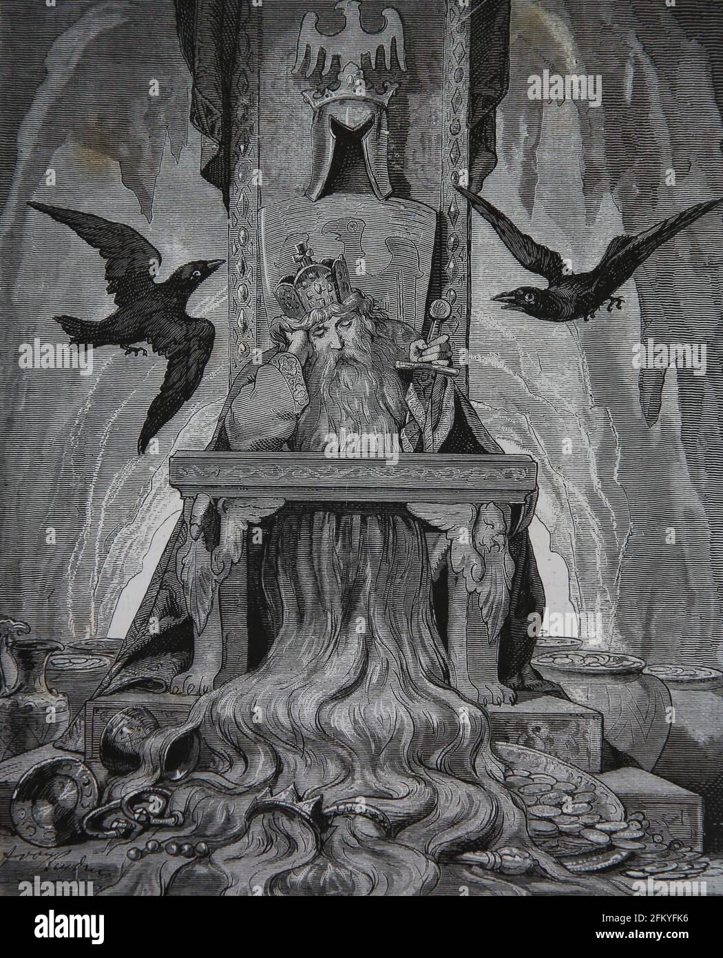 Frederick I Barbarossa (1122-1190). Holy Roman Emperor. Two Thousand ...