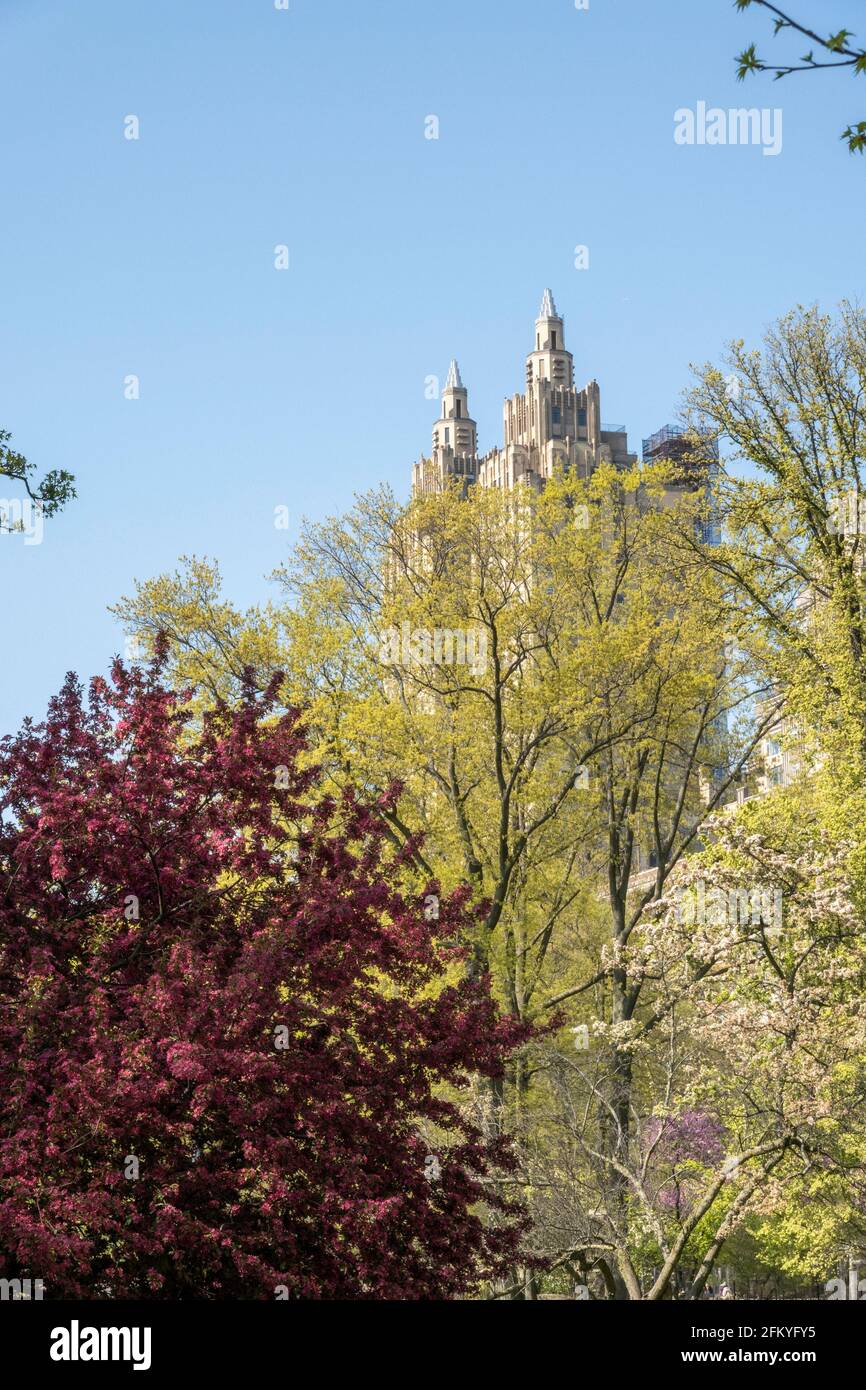 Springtime in Central Park is beautiful, New York City, USA Stock Photo ...