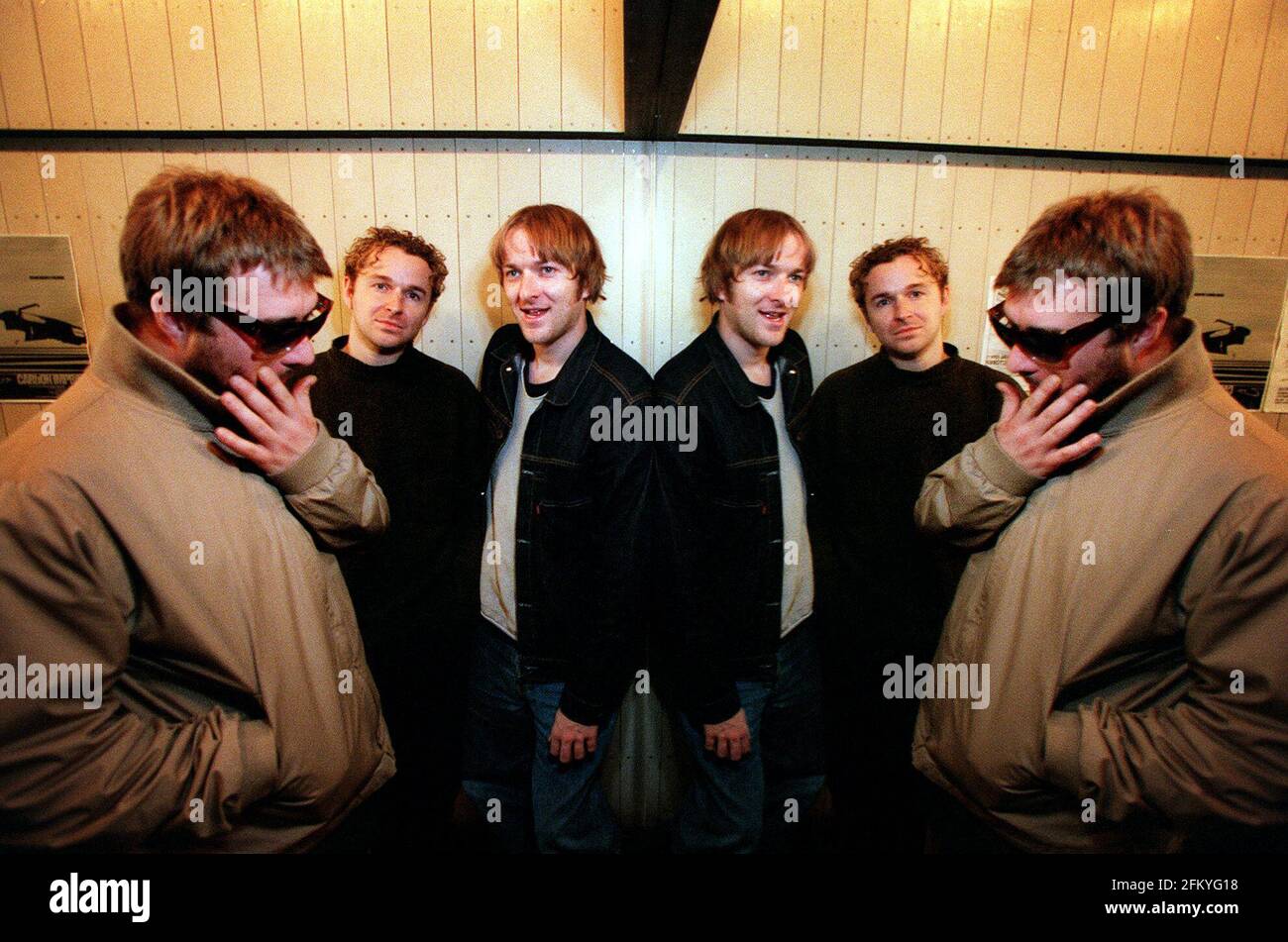 Jimmy Goodwin Andy and Jez Williams October 2000from the band Dove ...