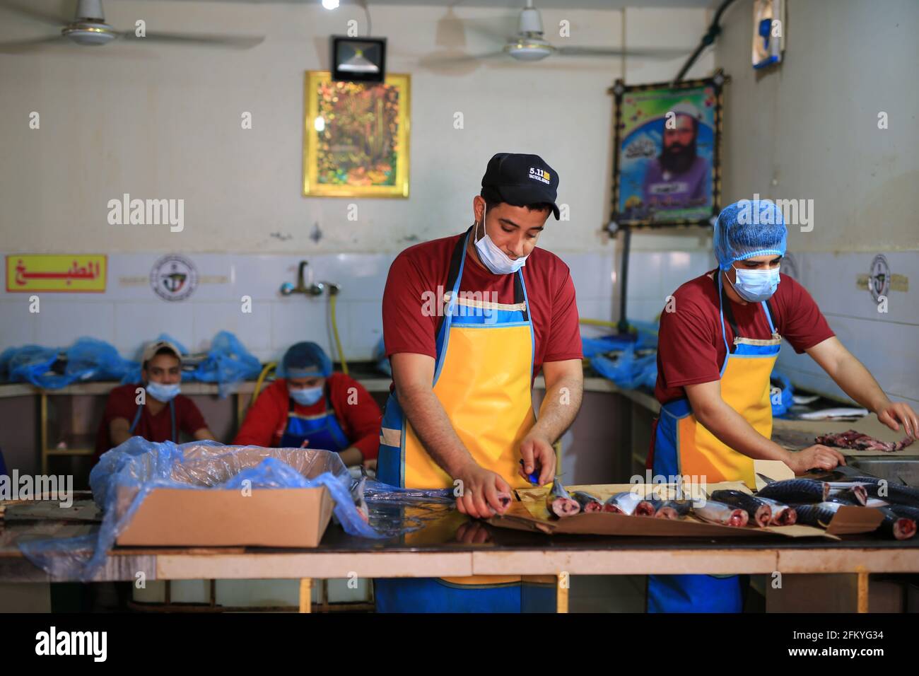 Al Maghazi camp, The Gaza Strip, Palestine. 4th May, 2021. Palestinians ...