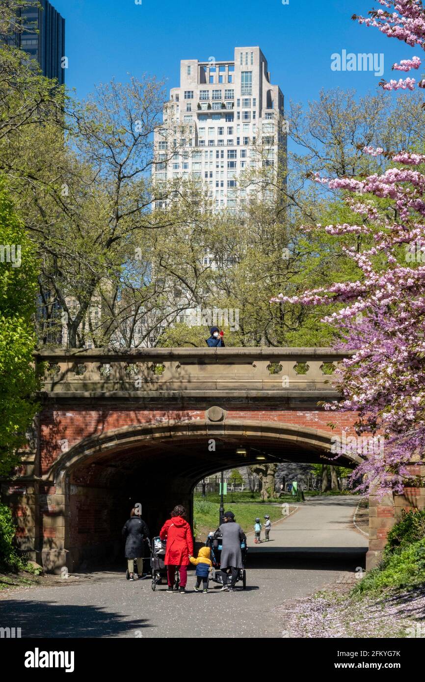 Driprock Arch and Underpass in Central Park is beautiful in springtime ...