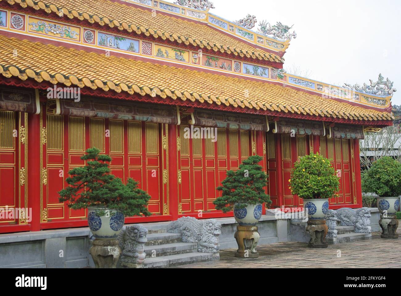Mieu Temple, Imperial City, Hue, Vietnam, Asia Stock Photo - Alamy