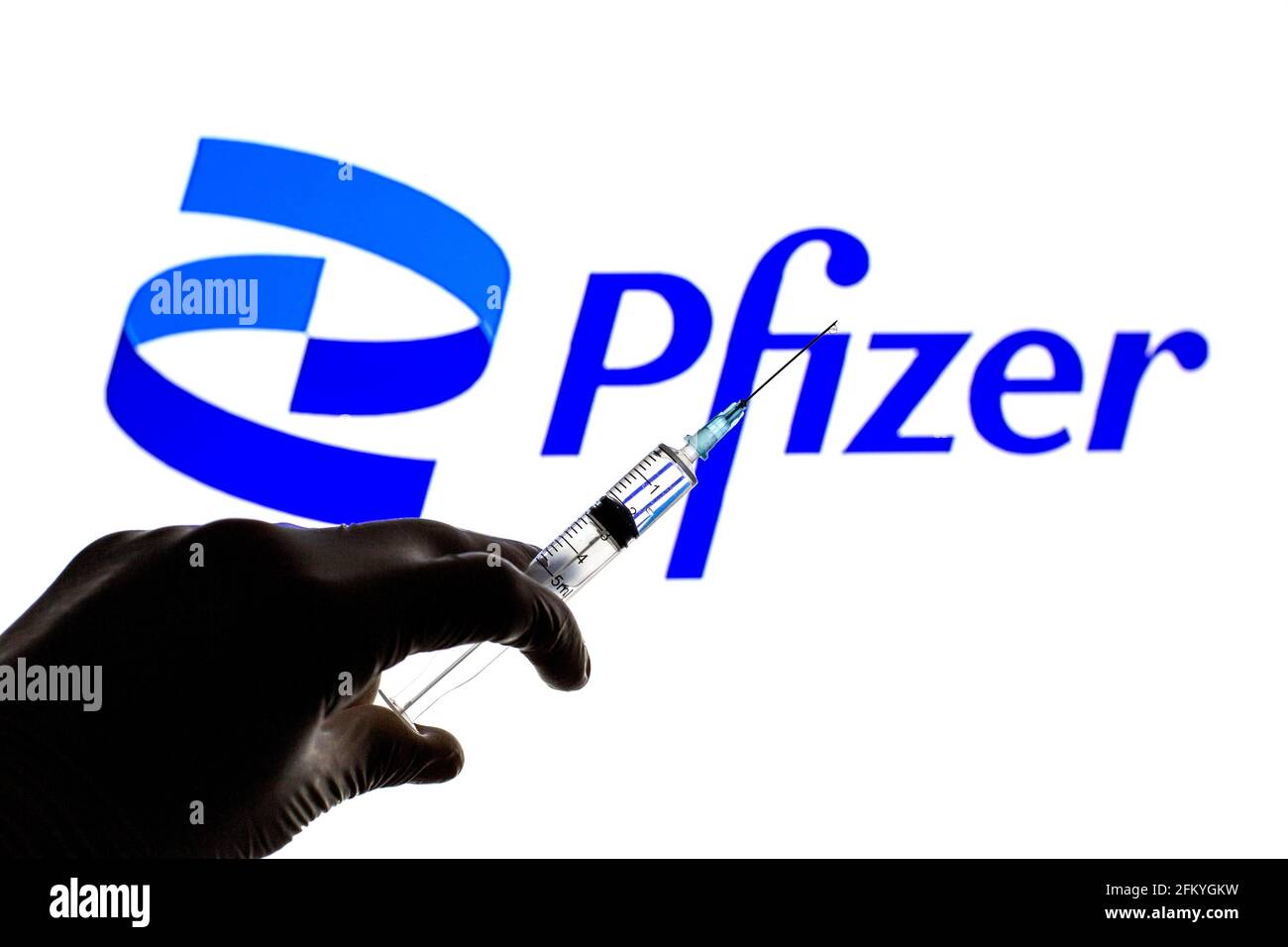 Pfizer new logo hi-res stock photography and images - Alamy
