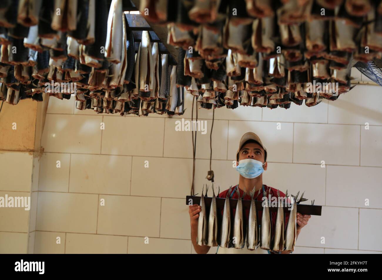 Al Maghazi camp, The Gaza Strip, Palestine. 4th May, 2021. Palestinians ...