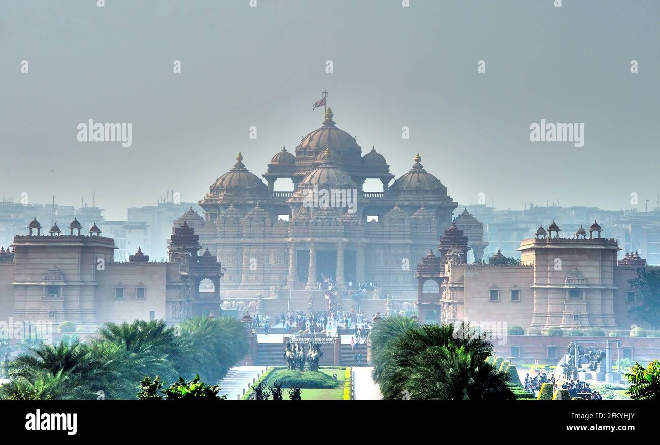 Swaminarayan Akshardham Temple High Resolution Stock Photography and ...