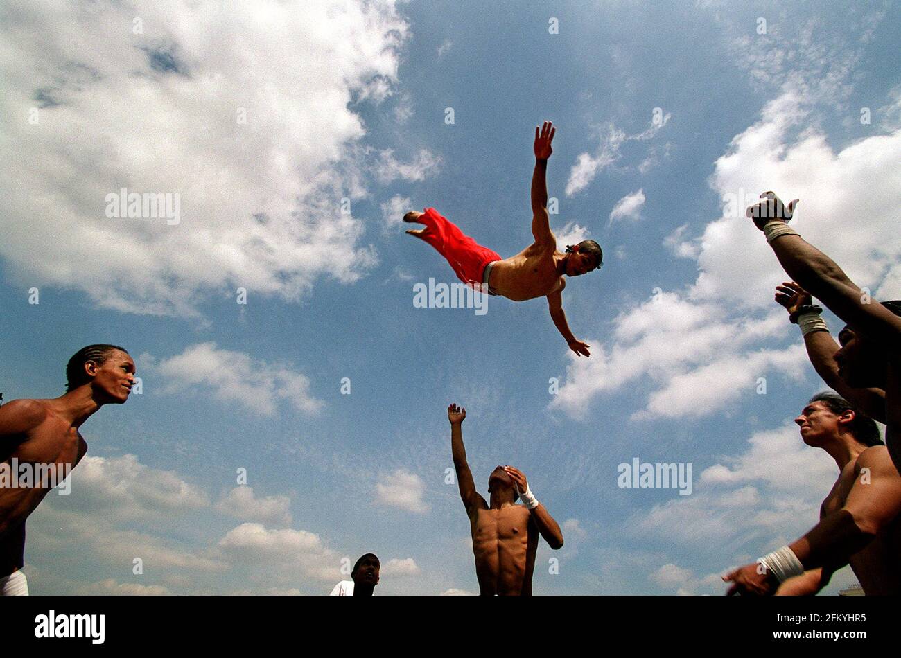 CIRCO PARA TODOS TEENAGE CIRCUS TROOP FROM COLUMBIA WHO ARE TO PERFORM ...