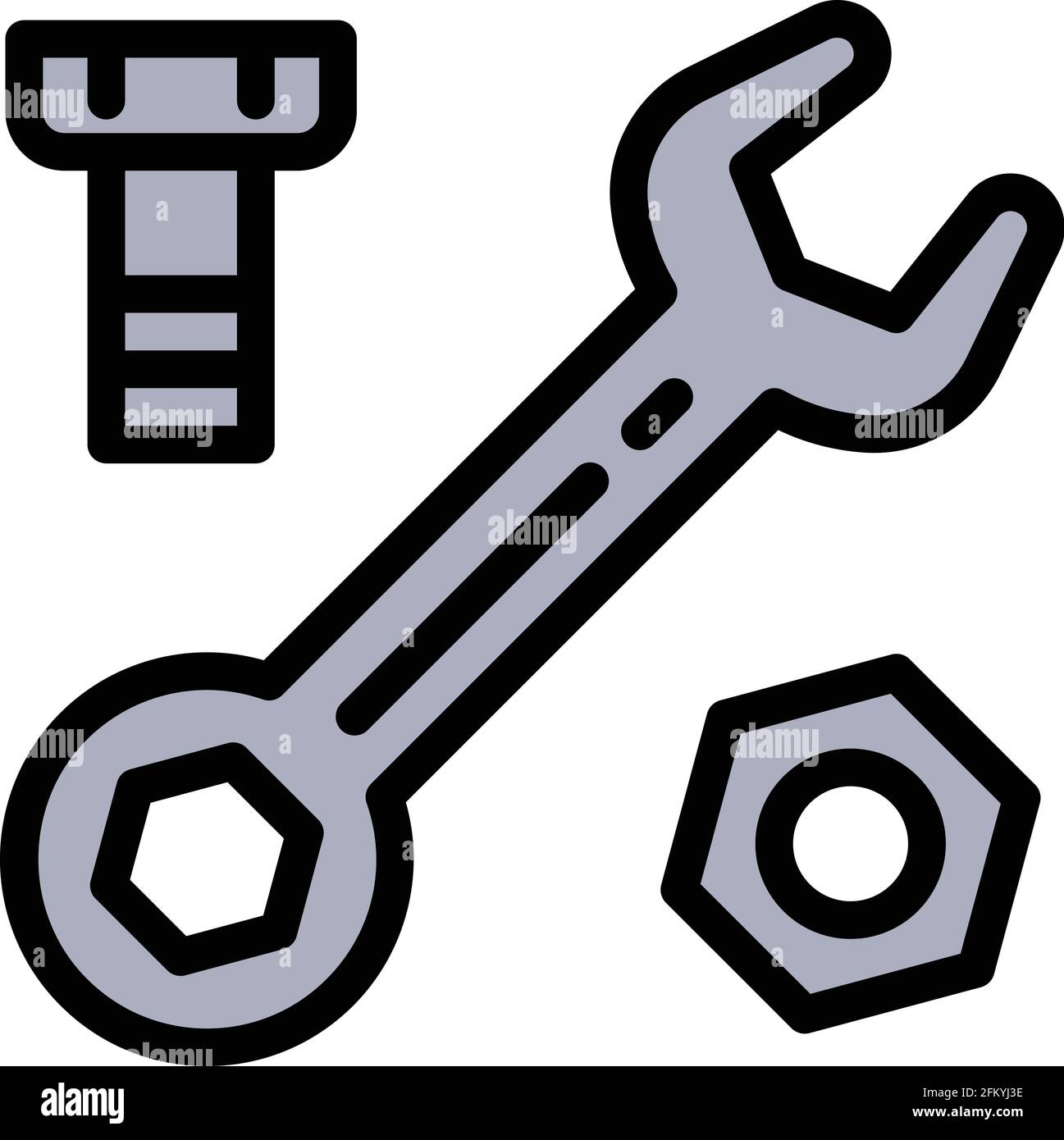 Bike keys icon. Outline Bike keys vector icon for web design isolated ...