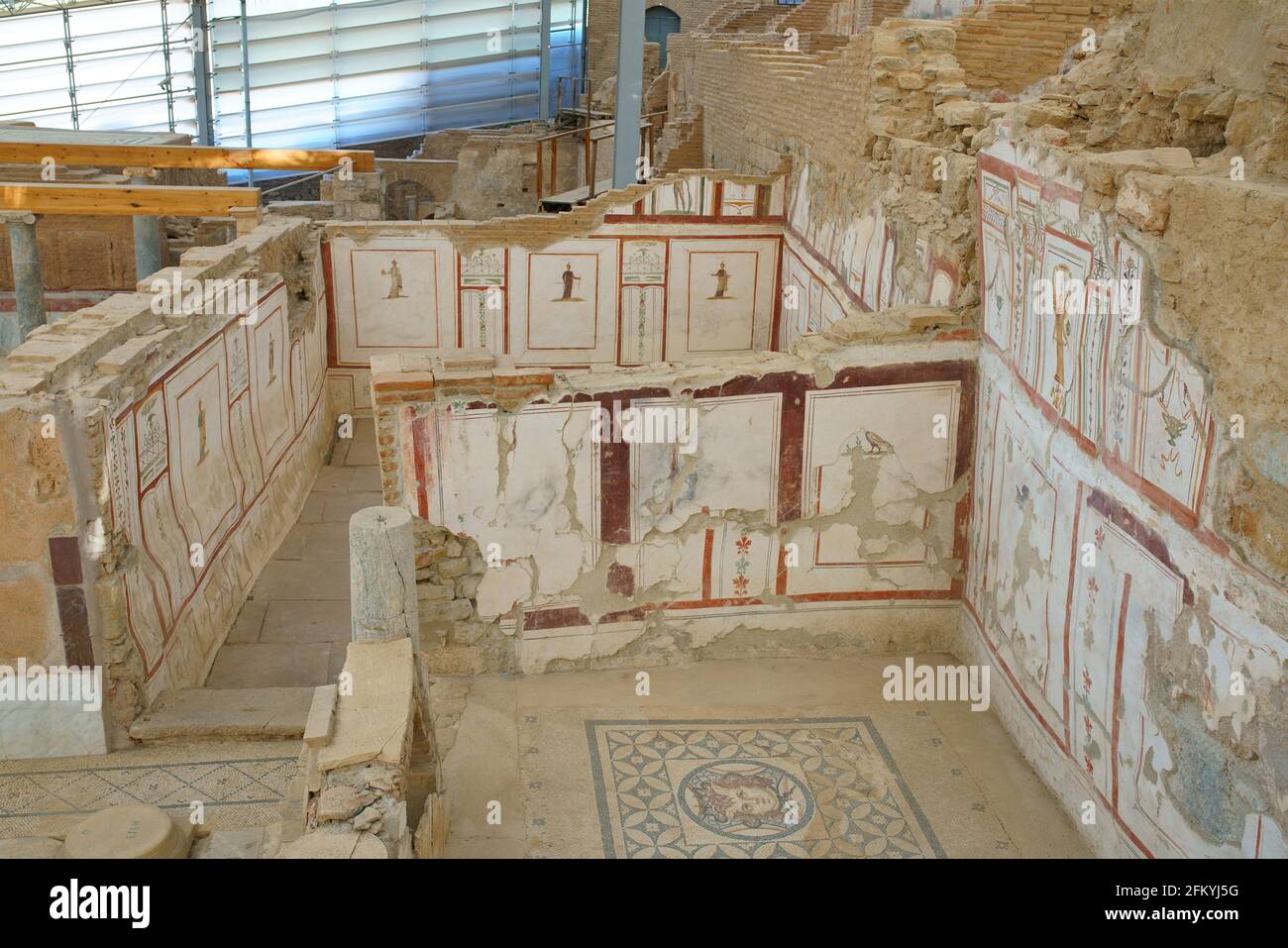 Terrace Houses in Ephesus Ruins, are a settlement area consisting of ...
