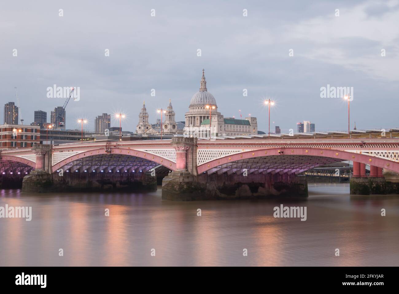 Illuminated River Blackfriars Bridge by Joseph Cubitt LED Lights by Leo ...