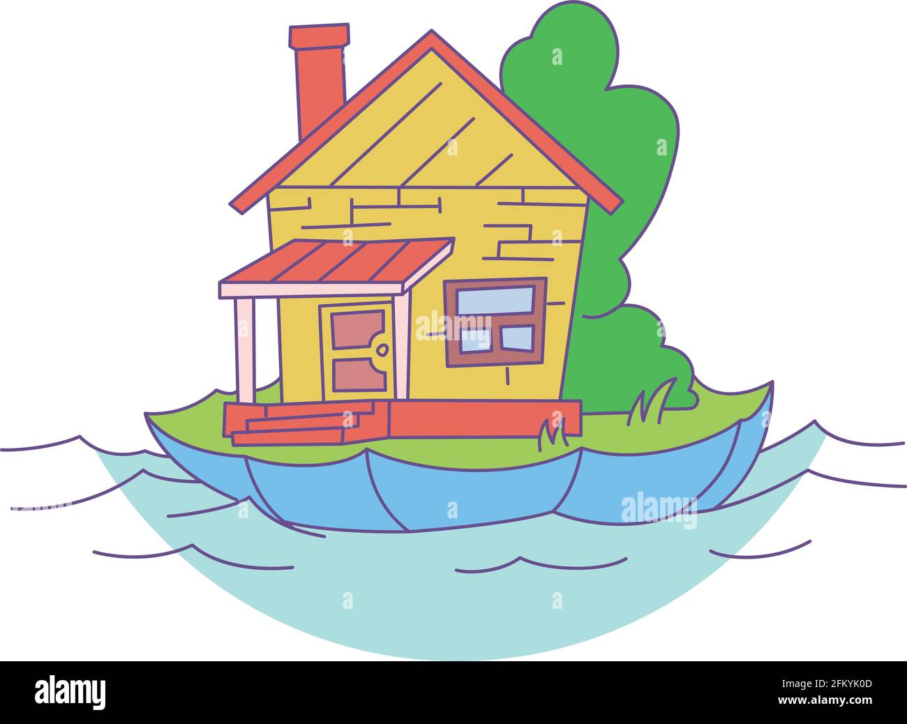House insurance service icon. Cartoon and flat of House insurance ...