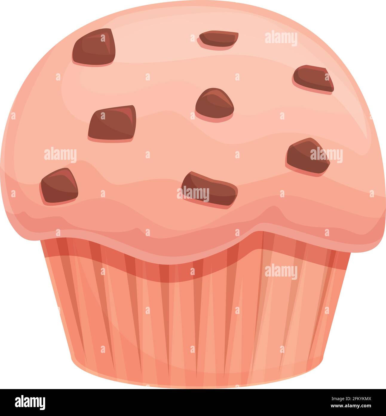 Breakfast muffin icon. Cartoon and flat of Breakfast muffin vector icon ...