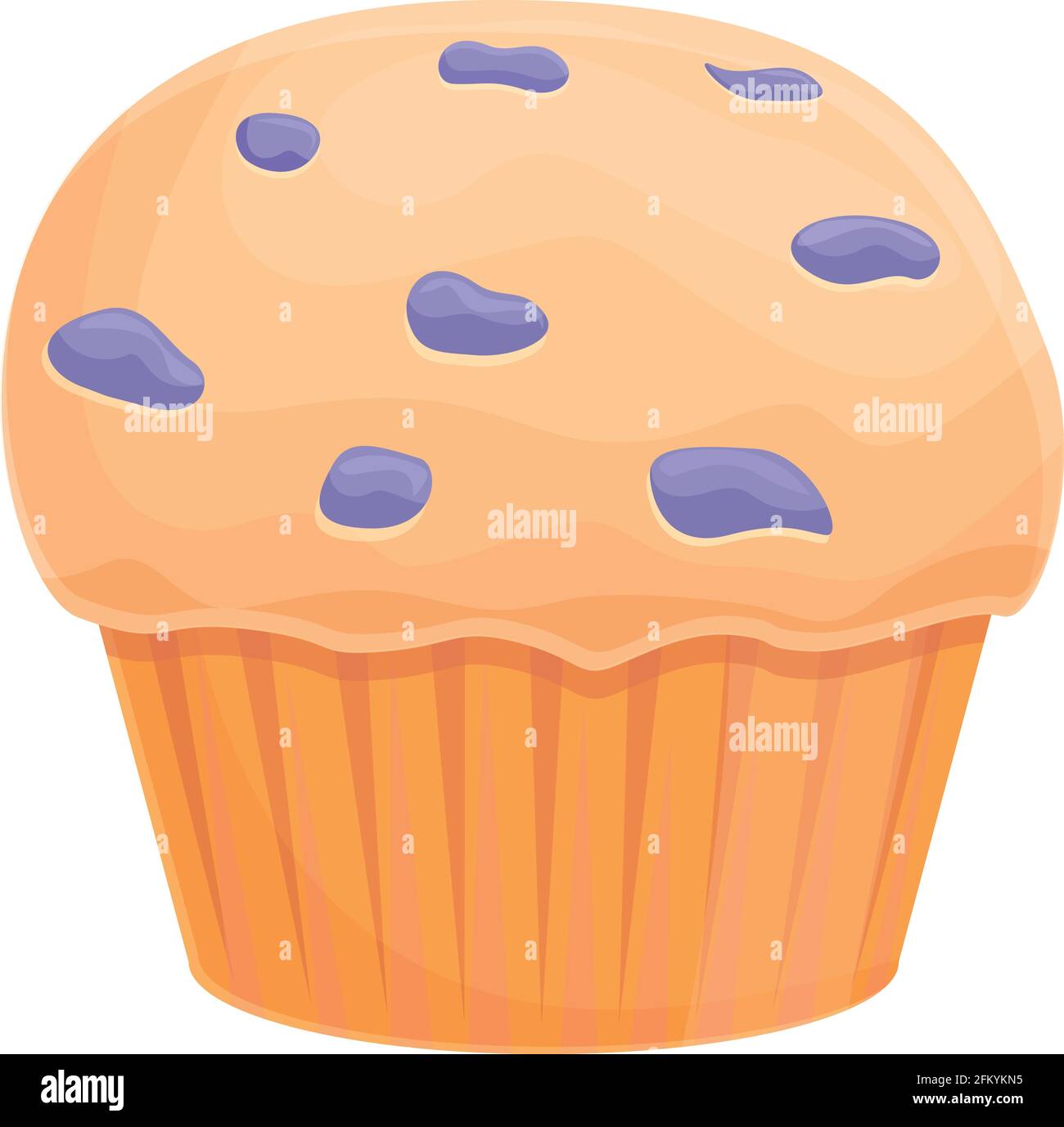 Confectionery muffin icon. Cartoon and flat of Confectionery muffin ...