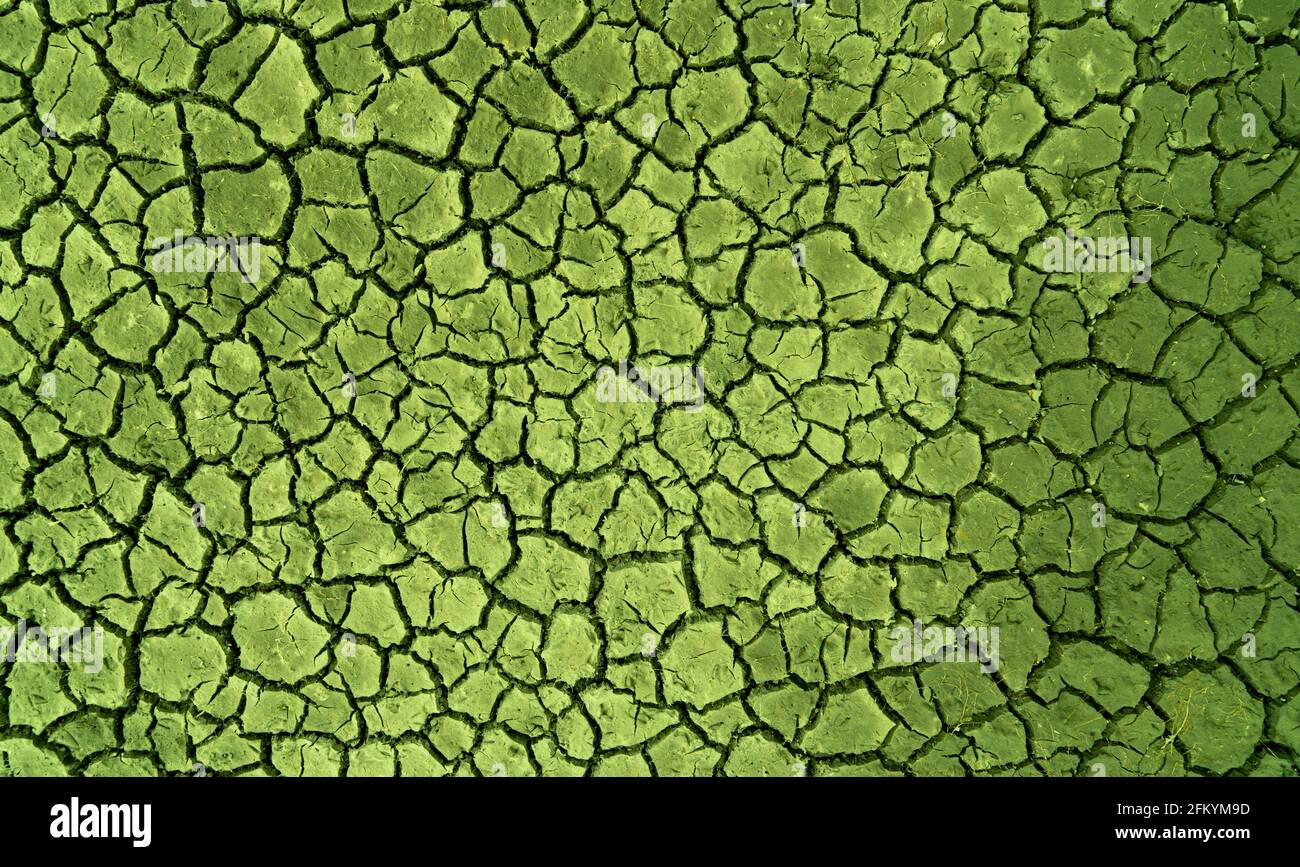 Mudflat cracked desert barren surface for natural background, layer ...