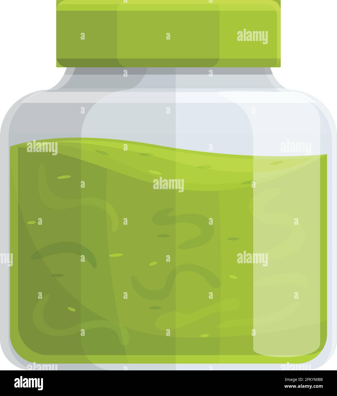 Wasabi jar icon. Cartoon and flat of Wasabi jar vector icon for web ...