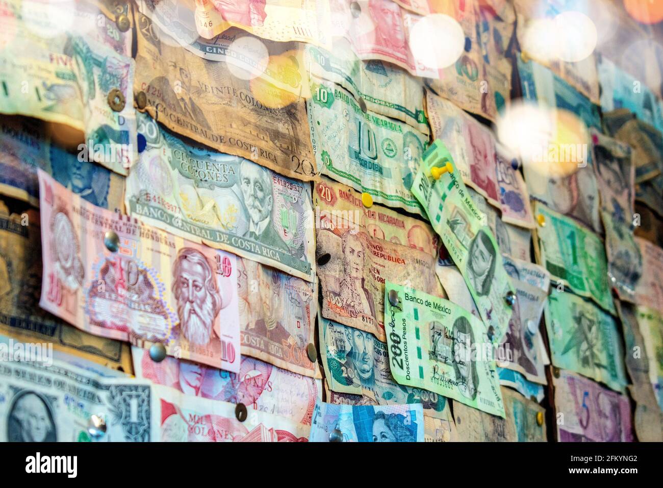 Banknotes from all over the world Stock Photo - Alamy