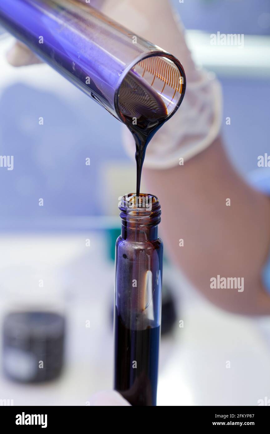 Product Handling In The Chemical Laboratory Stock Photo - Alamy