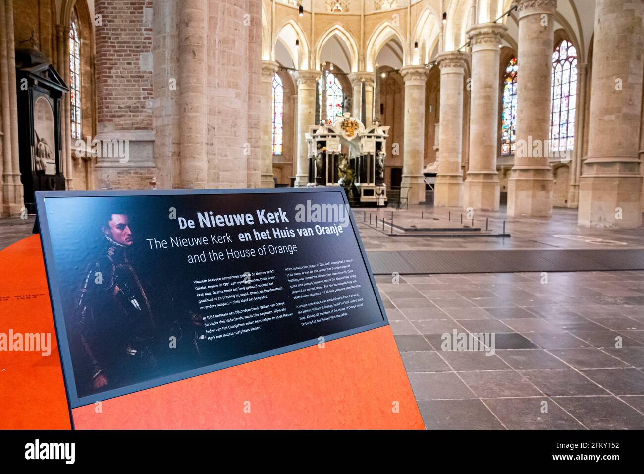 Nieuwe kerk klaar voor uitbreiding koninklijke grafkelder willem hi-res ...