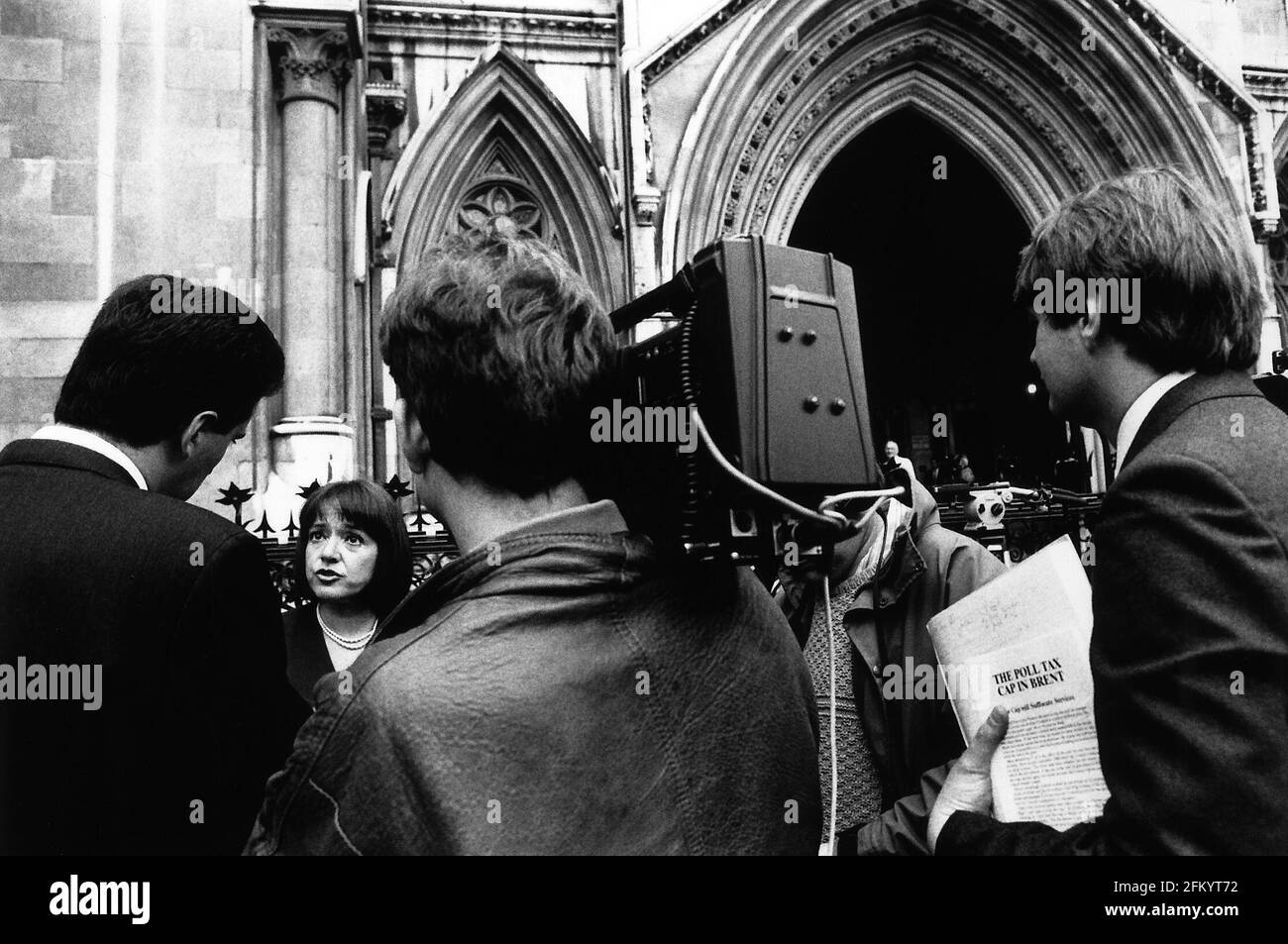 Margaret Hodge MP for Barking outside the High Court epd Stock Photo ...