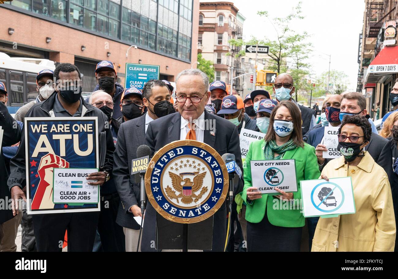 Senate Majority Leader Charles Schumer pushes plan to transform public ...