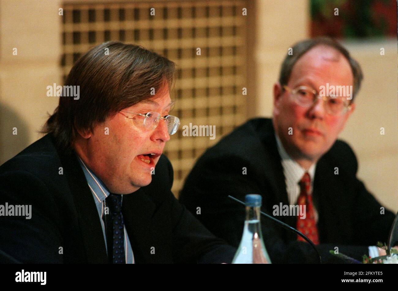 Football Task Force press conference on commercial report.Chairman of ...