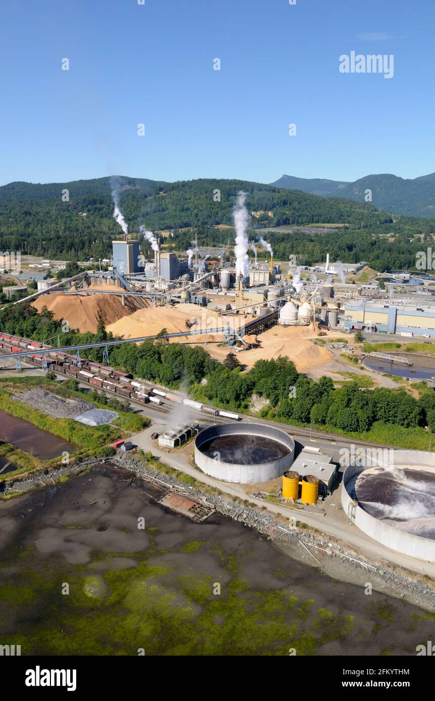 Aerial Of Pulp And Paper Mill High Resolution Stock Photography and ...