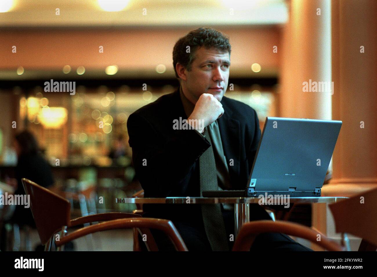 Tim Newell of E*OFFERING feature for Business Review Stock Photo - Alamy