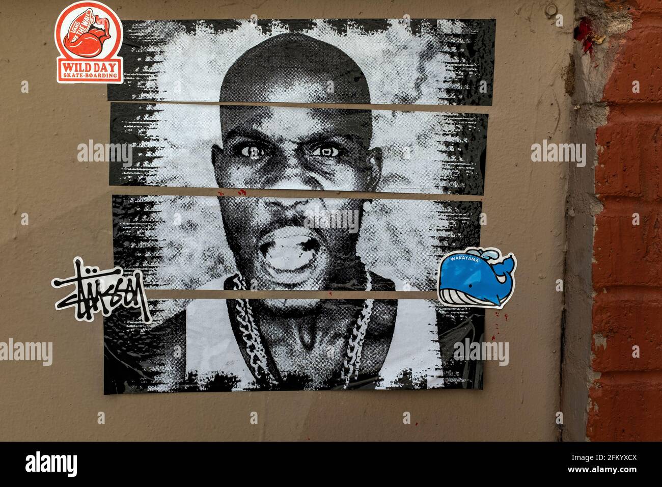 #ABQstickerwall (wall of stickers in downtown Albuquerque, N.M ...