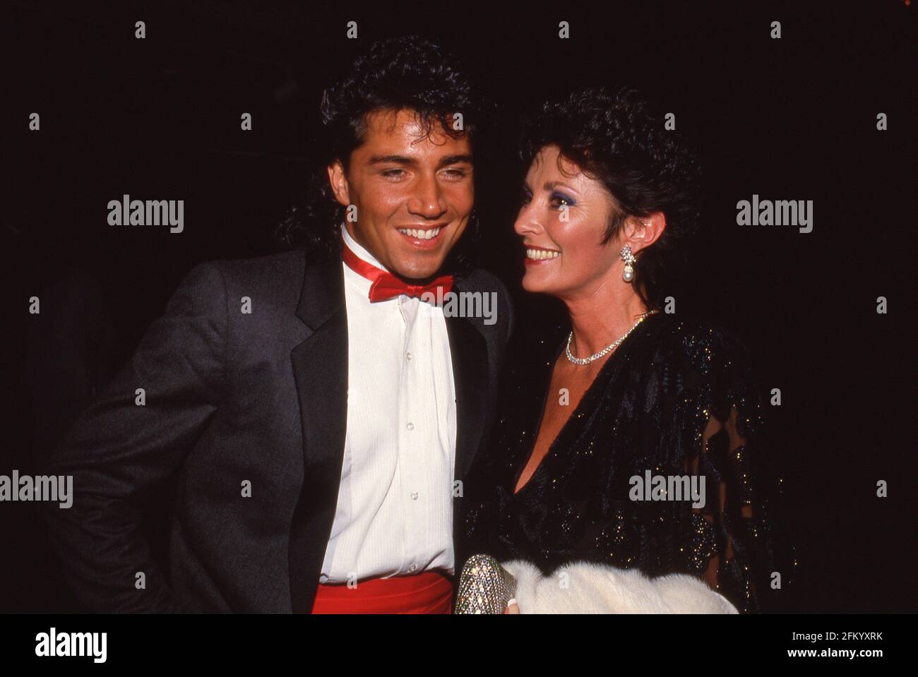 Billy Hufsey and Beverly Sassoon Circa 1980's Credit: Ralph Dominguez ...