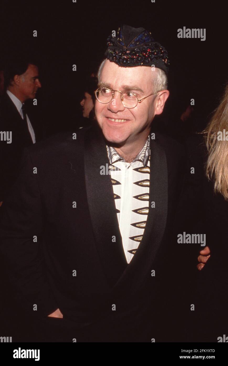 Elton John on March 26, 1990 Credit: Ralph Dominguez/MediaPunch Stock ...