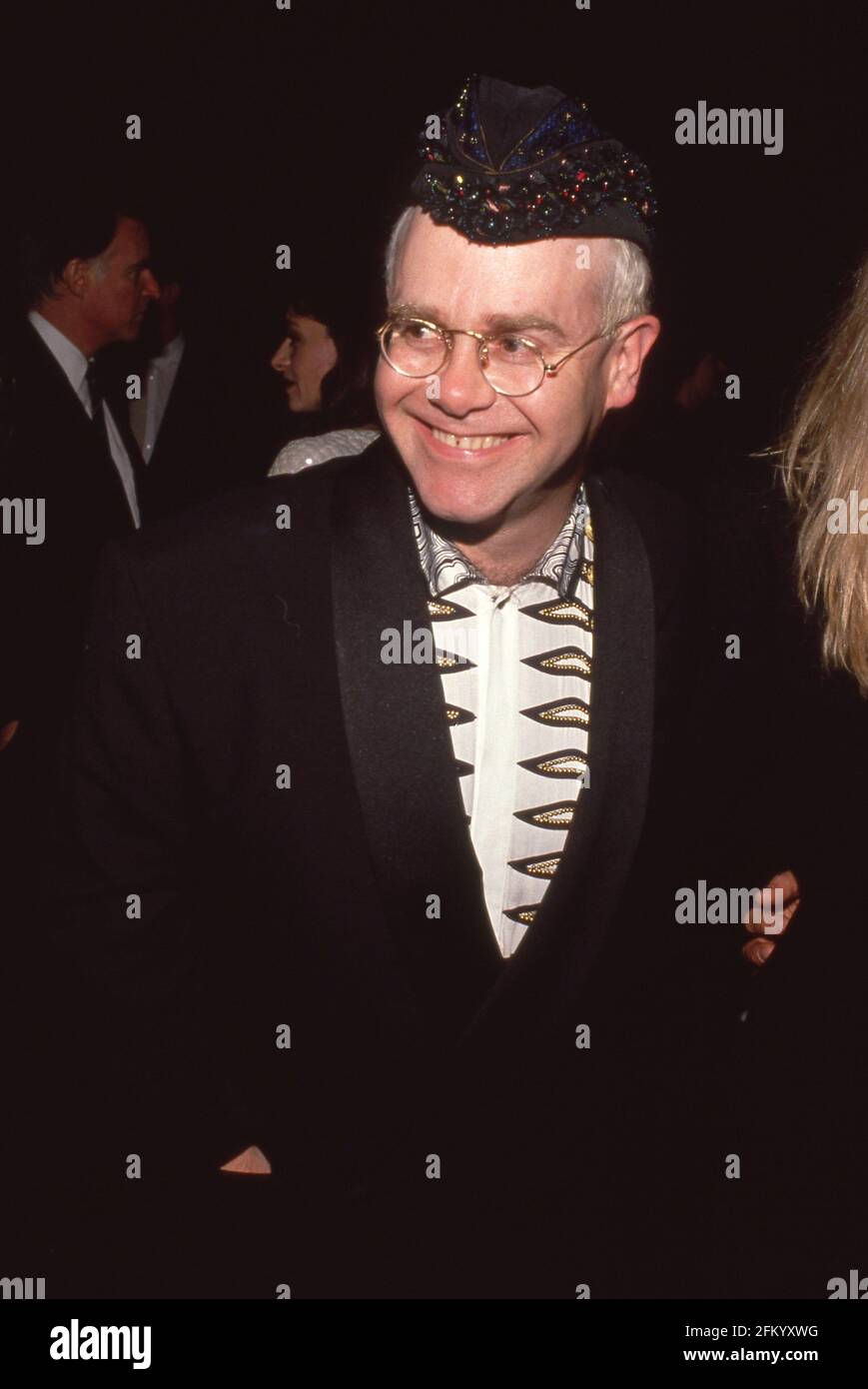Elton John on March 26, 1990 Credit: Ralph Dominguez/MediaPunch Stock ...