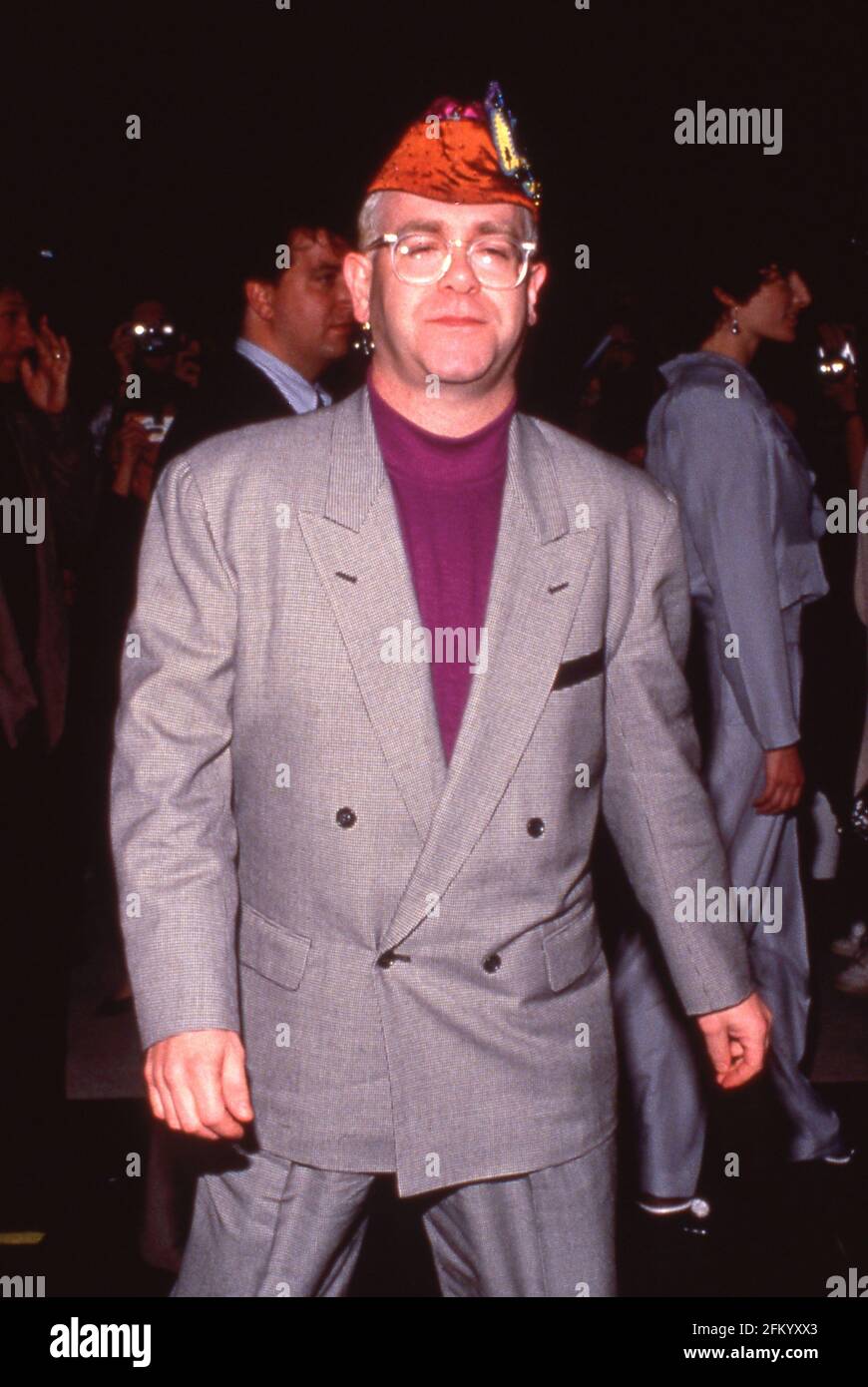 CENTURY CITY, CA - NOVEMBER 20: Elton John attends the premiere of ...
