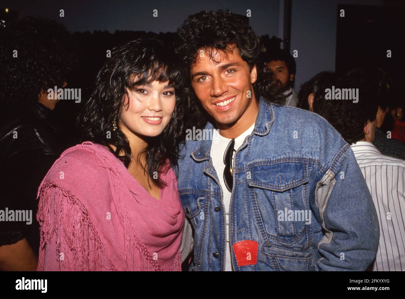 Tia Carrere and Billy Hufsey 1987 Credit: Ralph Dominguez/MediaPunch ...