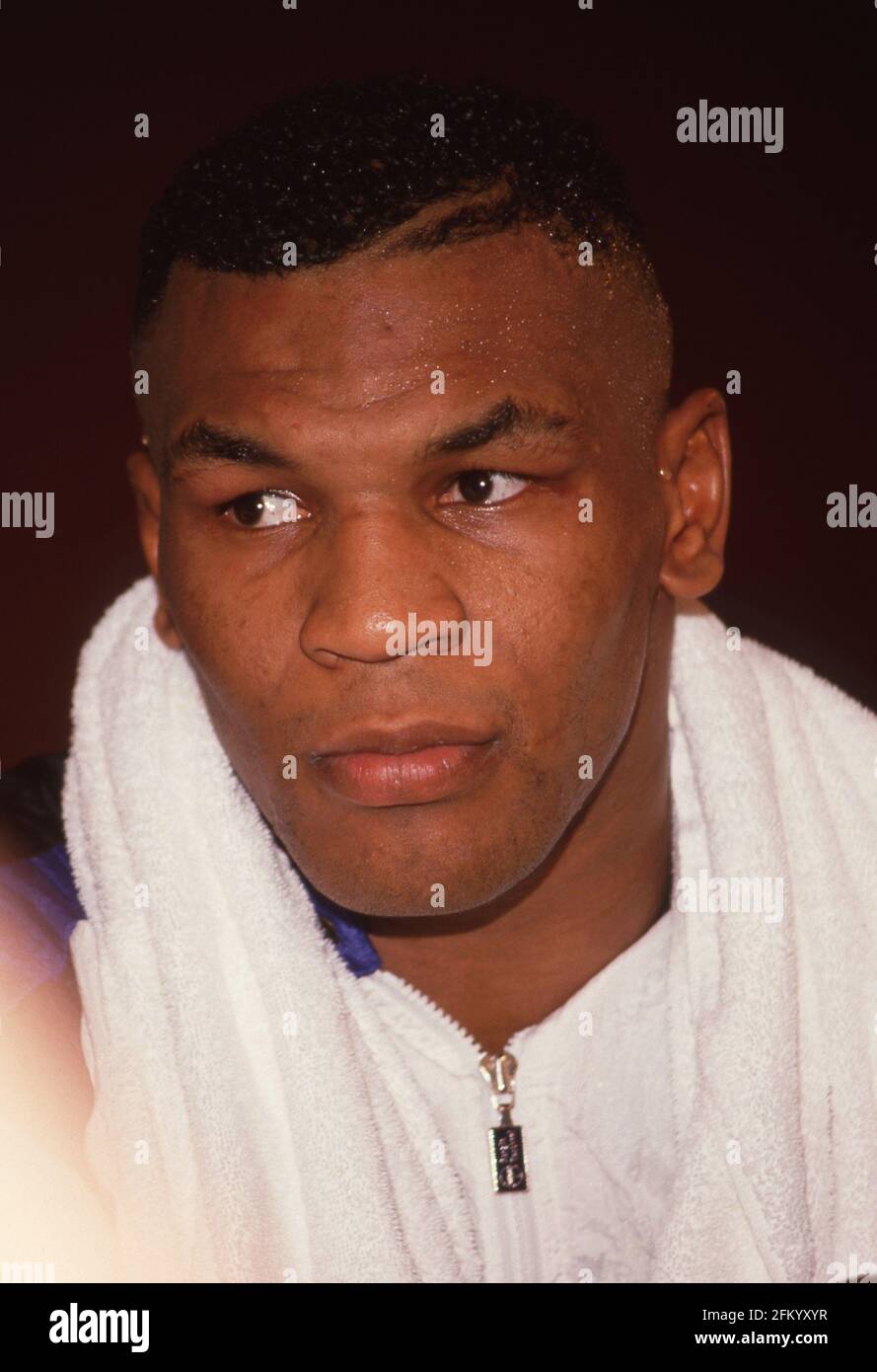 LAS VEGAS, NV - FEBRUARY 25: Mike Tyson at the Tyson Vs. Bruno Boxing ...