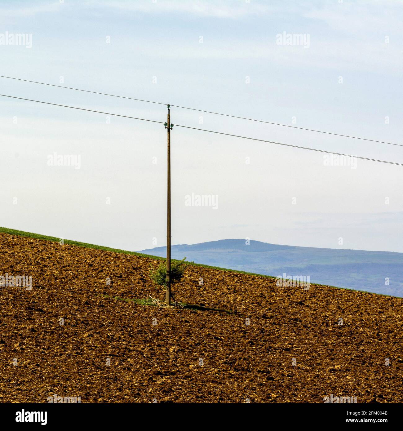 Electricity poles in france electricity hi-res stock photography and ...