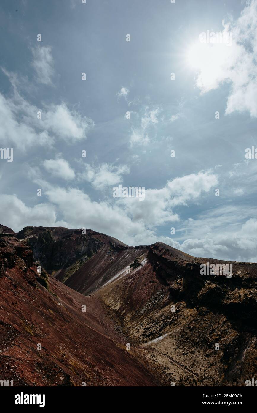 Mount tarawera volcano hike hi-res stock photography and images - Alamy